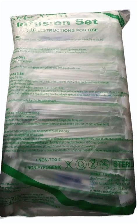 Pvc Polymed Infusion Set For Hospital Model Namenumber 4027221b At ₹ 1050piece In Lucknow