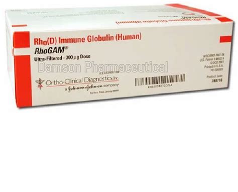 Rhogam 300 Mcg Injection At Rs 2100 Piece In Surat Id 2850970897291