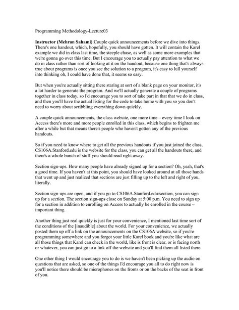 Programming Methodology Lecture03 Pdf