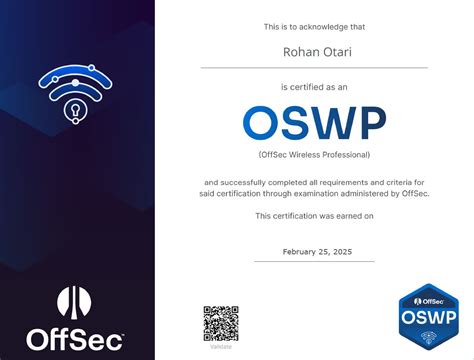 Im Excited To Share That Ive Officially Earned The Offensive Security