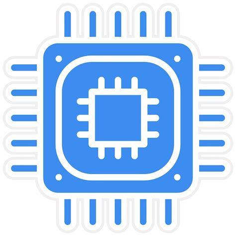 Premium Vector Cpu Processor Icon Style