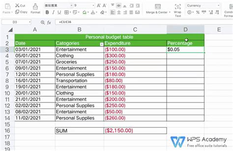 How To Make A Cell Absolute In Excel Mac WPS Office Quick Tutorials Online