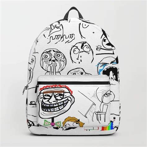 Meme Faces Backpack Meme Faces Backpacks Printing On Fabric