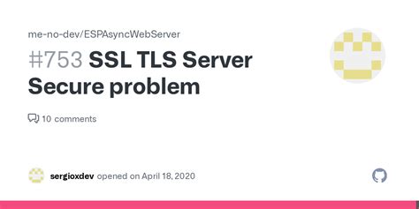 Ssl Tls Server Secure Problem · Issue 753 · Me No Dev