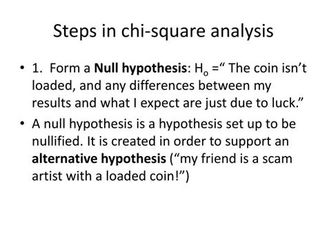 Ppt The Chi Square Hypothesis Test Powerpoint Presentation Id5447674