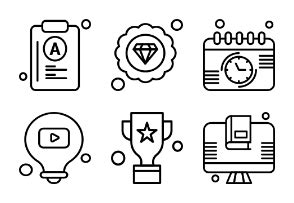 Check List Linear Icons By Icon Valley