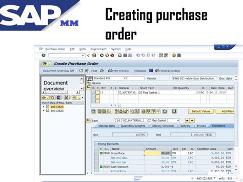 mm module sap