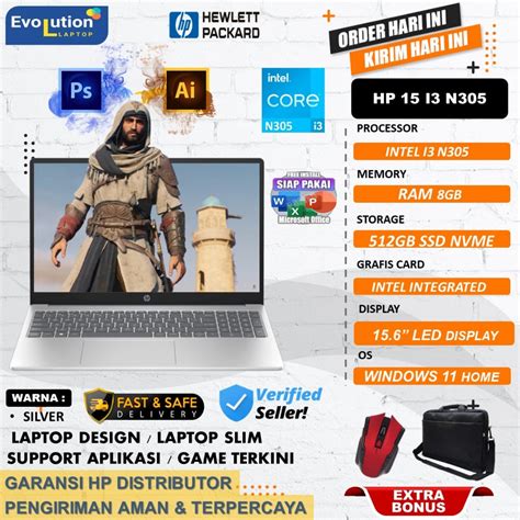 Jual Laptop Kerja Hp Intel Core I N Ram Gb Ssd Gb Silver New Touchscreen Shopee