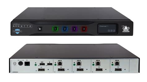 Switch Kvm Sécurisé Adder Adderview™ Avs 4114 Kairos Data