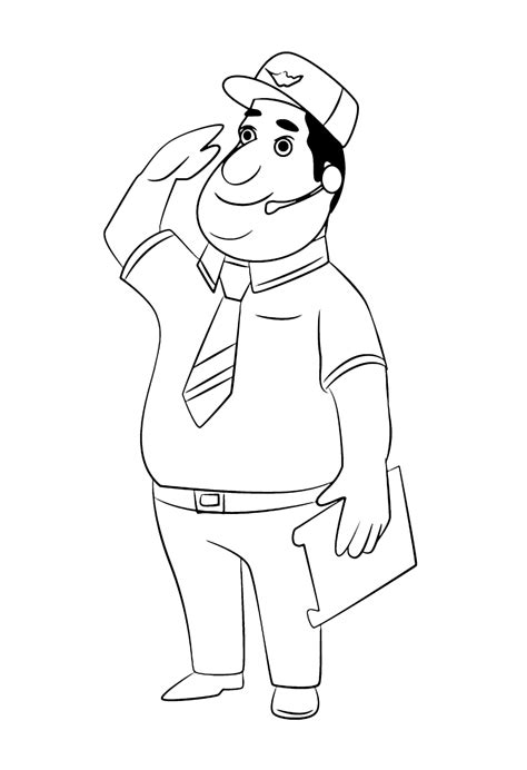 Super Wings Jimbo The Main Traffic Controller
