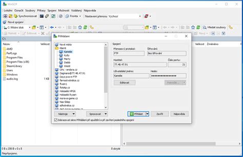 Návod Winscp Hosting Morava Games