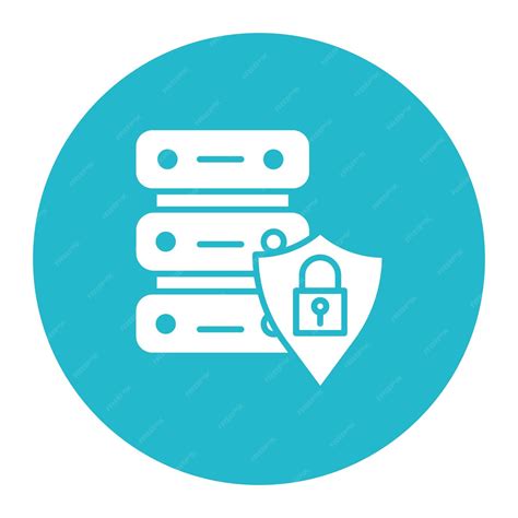 Premium Vector Database Security Vector Illustration