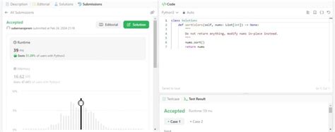 How I Solved Sort Colors Problem Suberna Rajaram Posted On The Topic