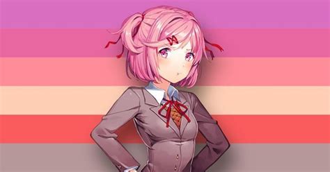 We Make Kin Flags On Instagram 🥩 Natsuki Pridekin Flag Ddlc