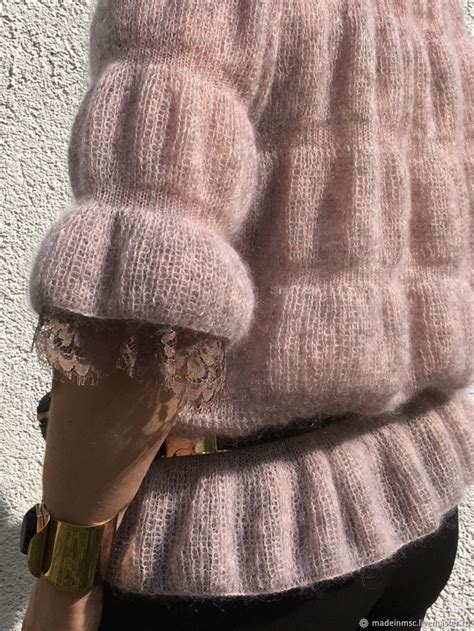 Кофточка Туника Пепельная Роза мохер заказать на Ярмарке Мастеров Glijpru Туники Москва