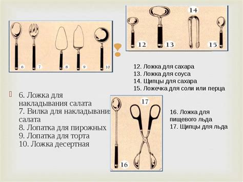 Столовые приборы