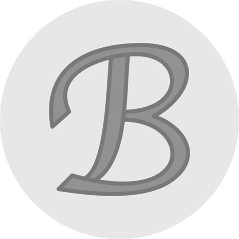 Letter B Vector Icon Design 26001615 Vector Art At Vecteezy