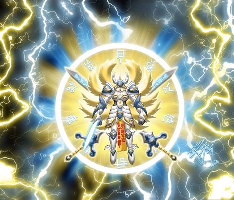 Seraphimon Fantasy Art Warrior Digimon Wallpaper Digimon Adventure