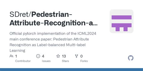 Github Sdretpedestrian Attribute Recognition As Label Balanced Multi