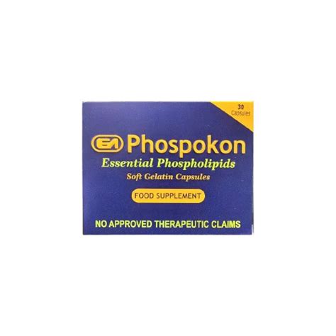 Phospokon Essential Phospholipids Soft Gelatin Capsule 1s Price In The Philippines Medsgo