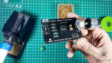 Pwm Dc Motor Controller Using Ne555 Timer Ic Electronics Project In 2024 Electronics