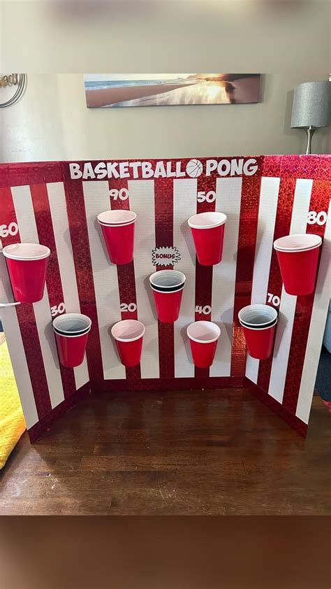 Diy Carnival Basketball Pong Game Diy Carnival Games Diy Carnival
