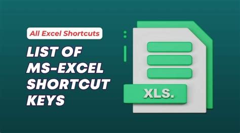 ms excel shortcut keys in hindi all excel shortcuts 2025