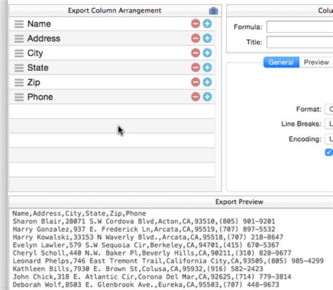Text Export Wizard
