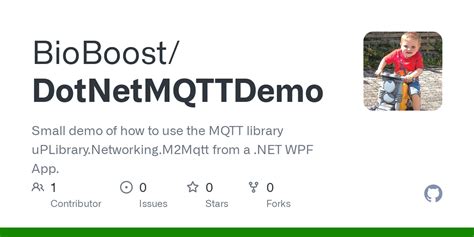 GitHub BioBoost DotNetMQTTDemo Small Demo Of How To Use The MQTT Library UPLibrary Networking