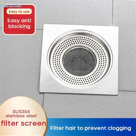 304 Stainless Steel Sewer Filter Net Toilet Bathroom Floor Drain Net