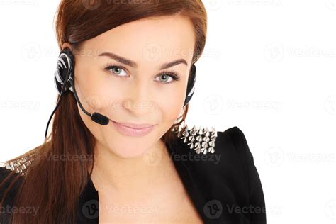 Help Desk Woman Stock Photo At Vecteezy