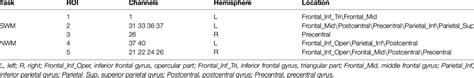 spatial working memory swm and nonspatial working memory