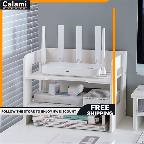 Router Rack Storage Rack Wifi Rack Router Storage Box Modem Rack Set Top Box Wifi Storage Shelf