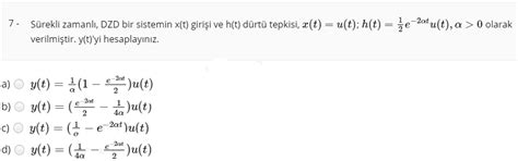 Solved Given Xt Input And Ht Impulse Response Of A
