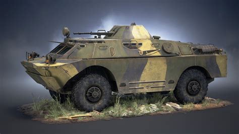 Brdm 2 Game Ready 3d Model Turbosquid 2093529