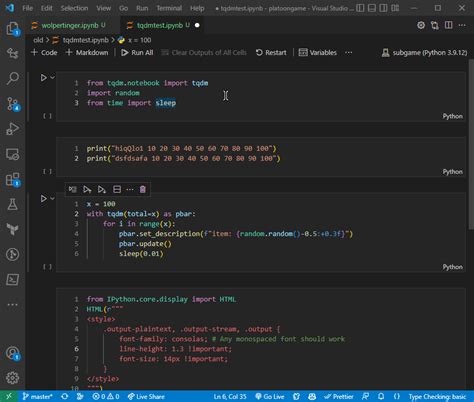 Cell Output Tqdm Not Using A Monospaced Font · Issue 12078