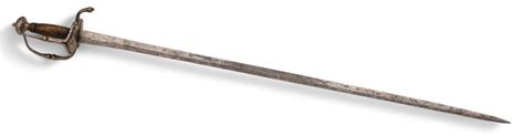 At Auction English 17th Cent Waloon Broad Sword Rapier