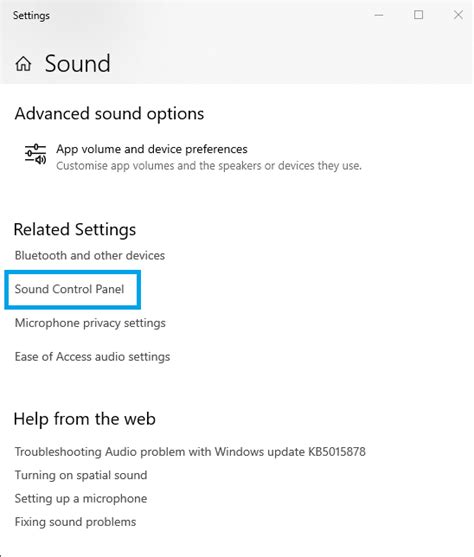 Theatre Of Noise Tuning Windows Sound Settings