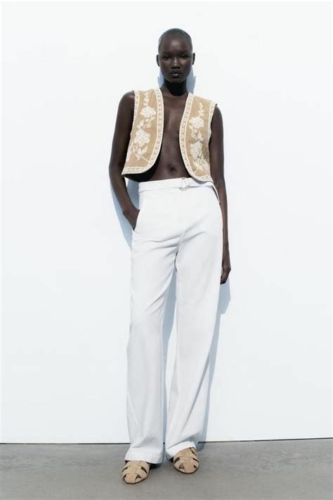 Відкритий жилет хакі Zara New — ціна 2300 грн у каталозі Жилетки Купити жіночі речі за доступною