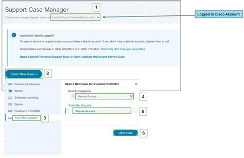 Contact Cisco Secure Access Support Team Cisco