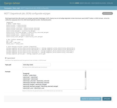 Admin Mqtt Dsmr Reader V Documentation
