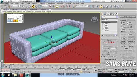 DS MAX Create Simple Sofa Tutorial By SAM YouTube