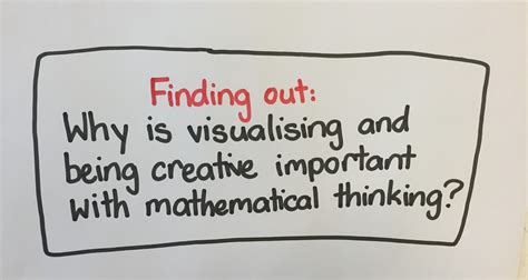 Enquiry Based Maths Maths Thinking Visualising And Creativity