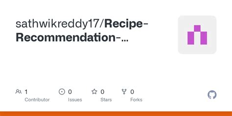 GitHub Sathwikreddy17 Recipe Recommendation System