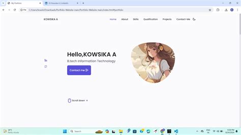 Kowsika A On Linkedin Webdevelopment Html Css Internship