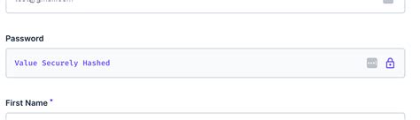 Add Redacted Display For The Hash Interface · Issue 19889 · Directus