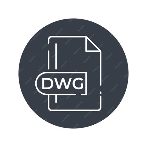 Premium Vector Dwg File Format Icon Dwg Extension Filled Icon