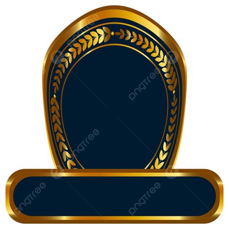 프레임이 있는 황금색 원형 리본 황금 리본 골드 서클 황금 Png 일러스트 및 벡터 에 대한 무료 다운로드 Pngtree