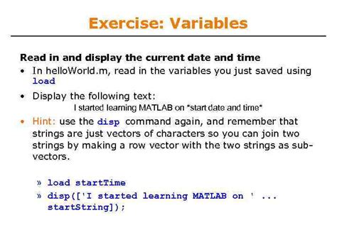 6 094 Introduction To Programming In Matlab Lecture