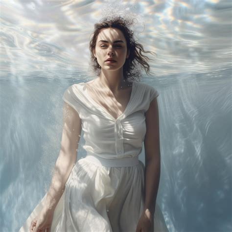 Premium Photo Beautiful Girl In Water